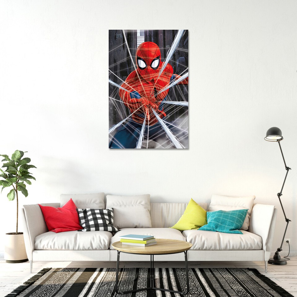 Spider-Man - Marvel Comic Poster (Spider Web - Gotcha) (Size: 24" x 36 ...
