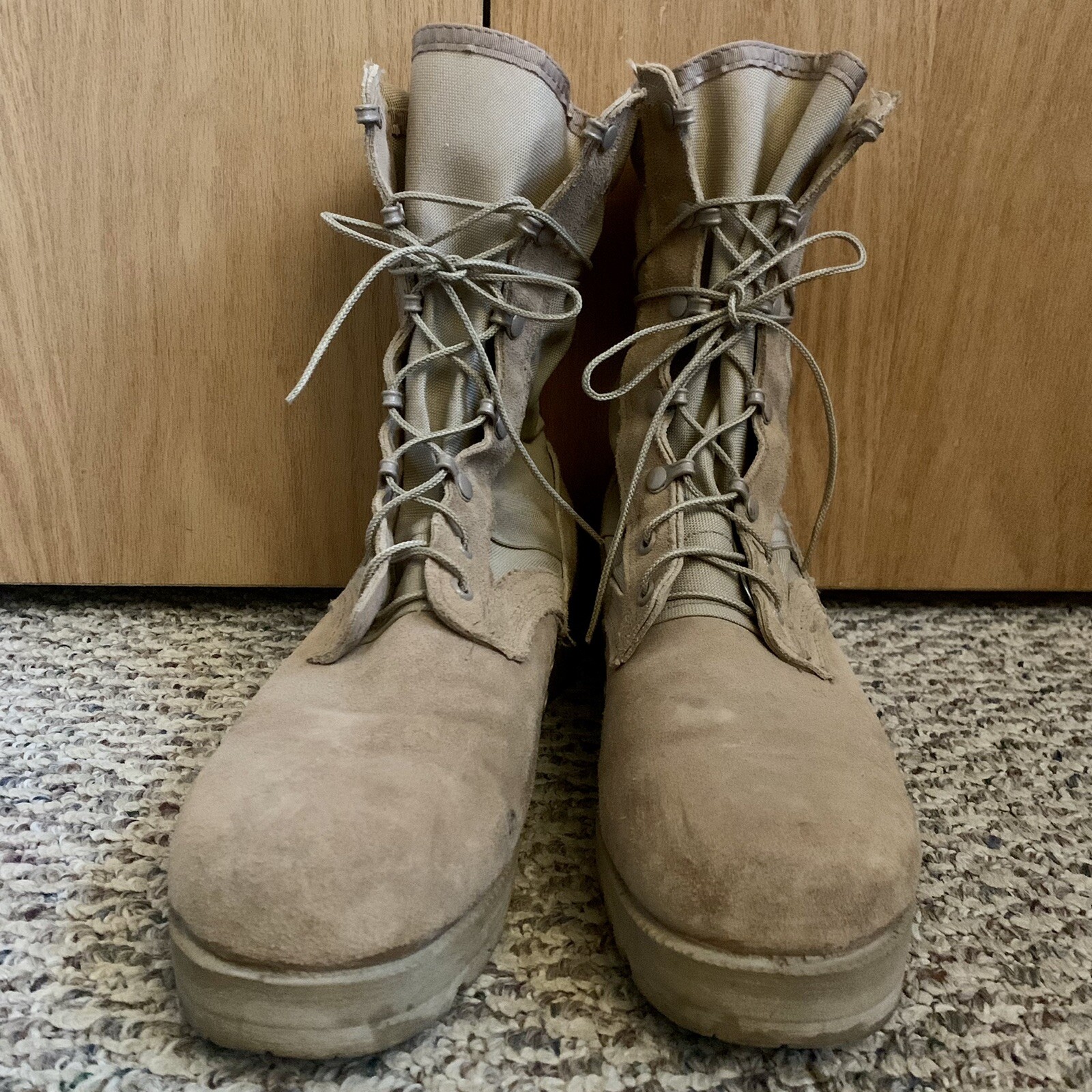 belleville military issue Beige steel toe boots - Gem