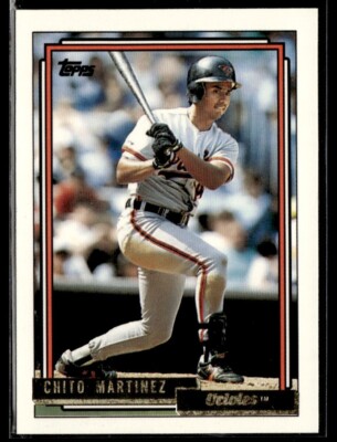 1992 Topps Gold #479 Chito Martinez Rookie Baltimore Orioles | eBay
