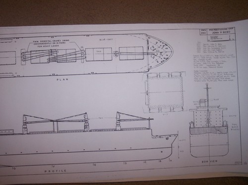 JOHN P BOBO ship plan | eBay