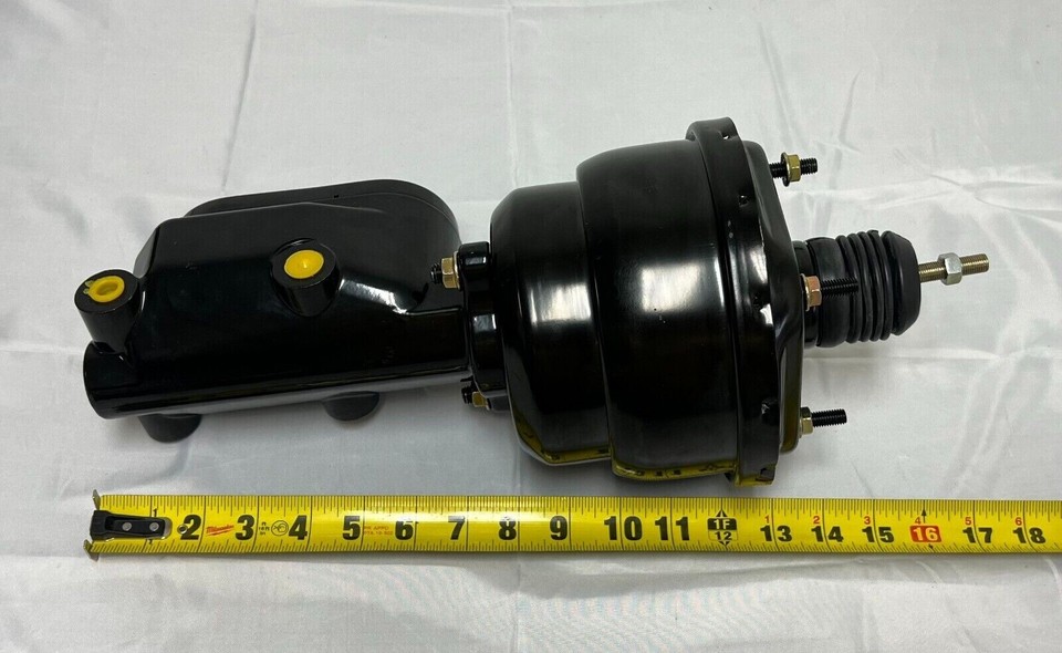 "Ford Thunderbird Power 8"" Brake Booster Milled Master Cylinder Disc ...