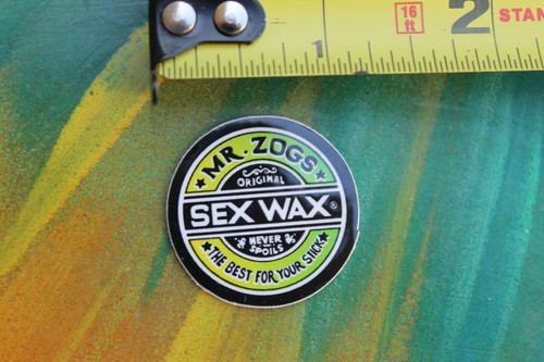 Mr Zogs Sex Wax Green 80's OG Small Surfboards Rare Vintage Surfing ...