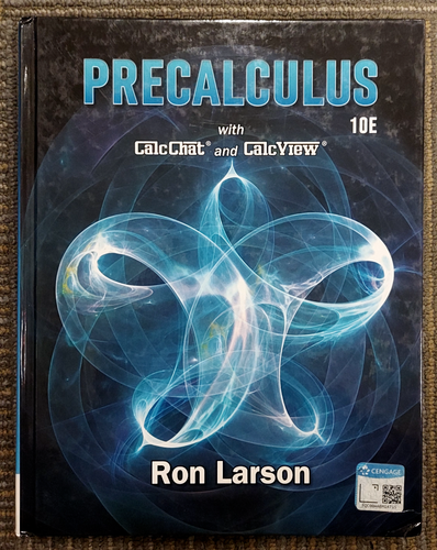 Precalculus by Ron Larson 10th Edition Hardcover | eBay