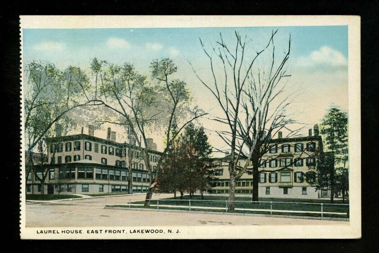 New Jersey NJ postcard Lakewood, Laurel House East Front Vintage | eBay