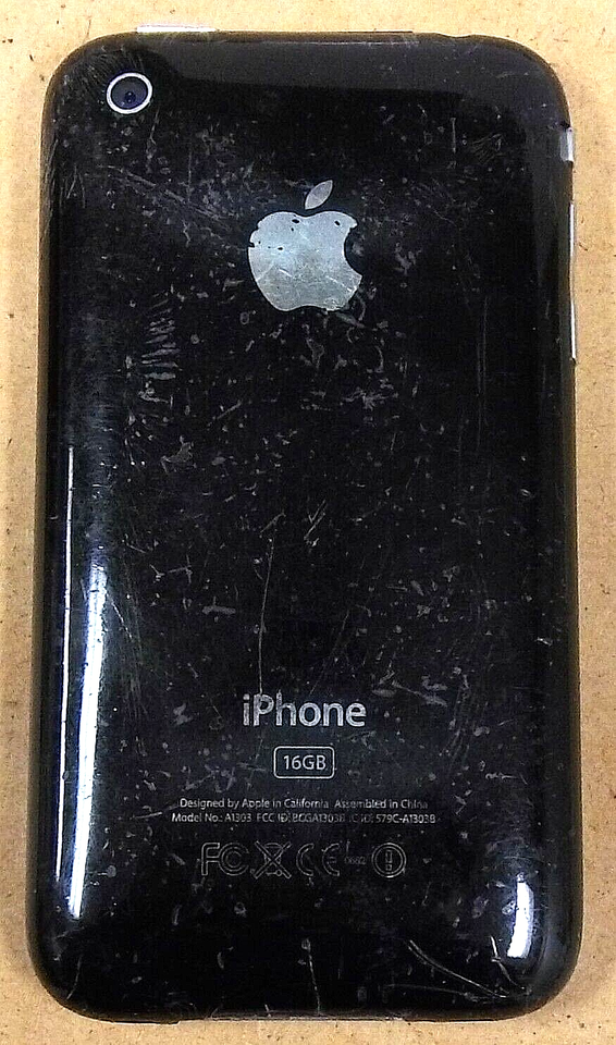 Apple iPhone 3GS / A1303 - 16GB - Black and Silver ( AT&T ) iOS ...