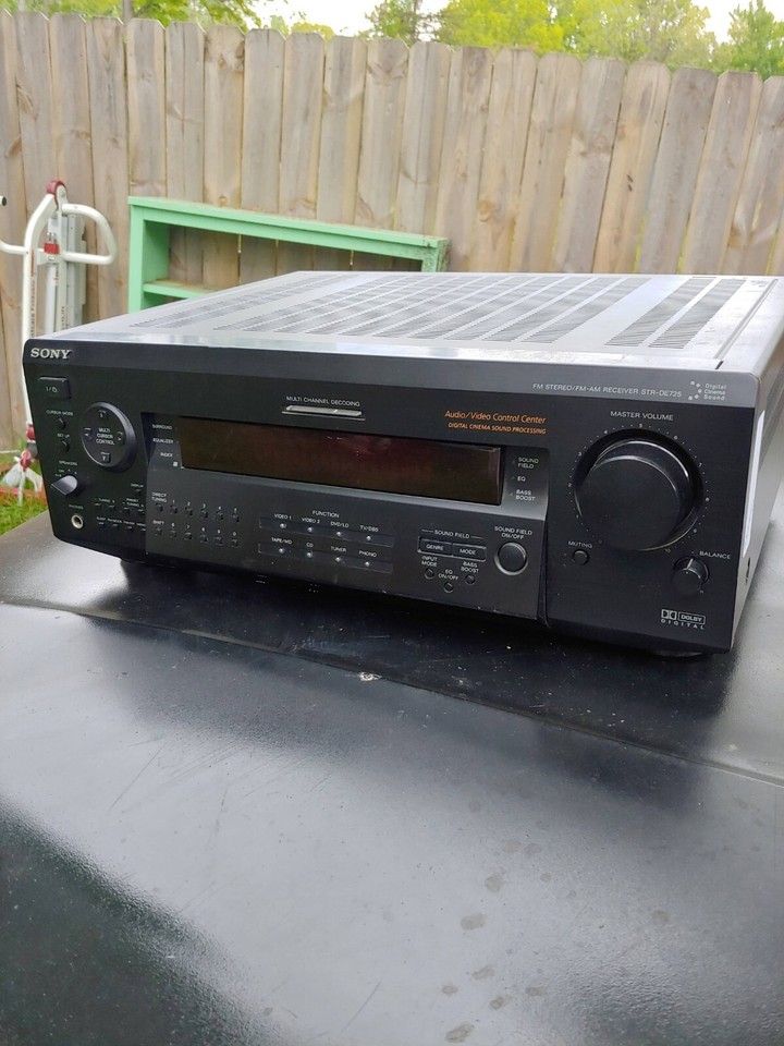 1998 SONY STR-DE725 AM/FM Stereo Receiver/Tuner/Amplifier Tested | eBay