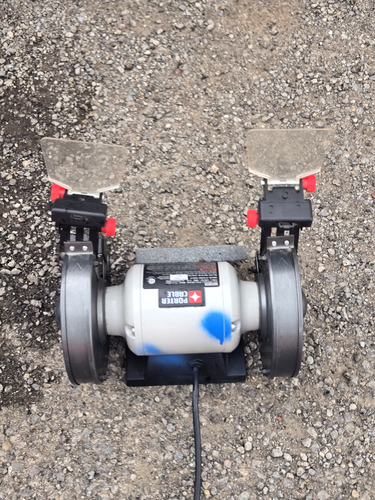 porter cable bench grinder pcxb515bg has extra grinding wheel single ...