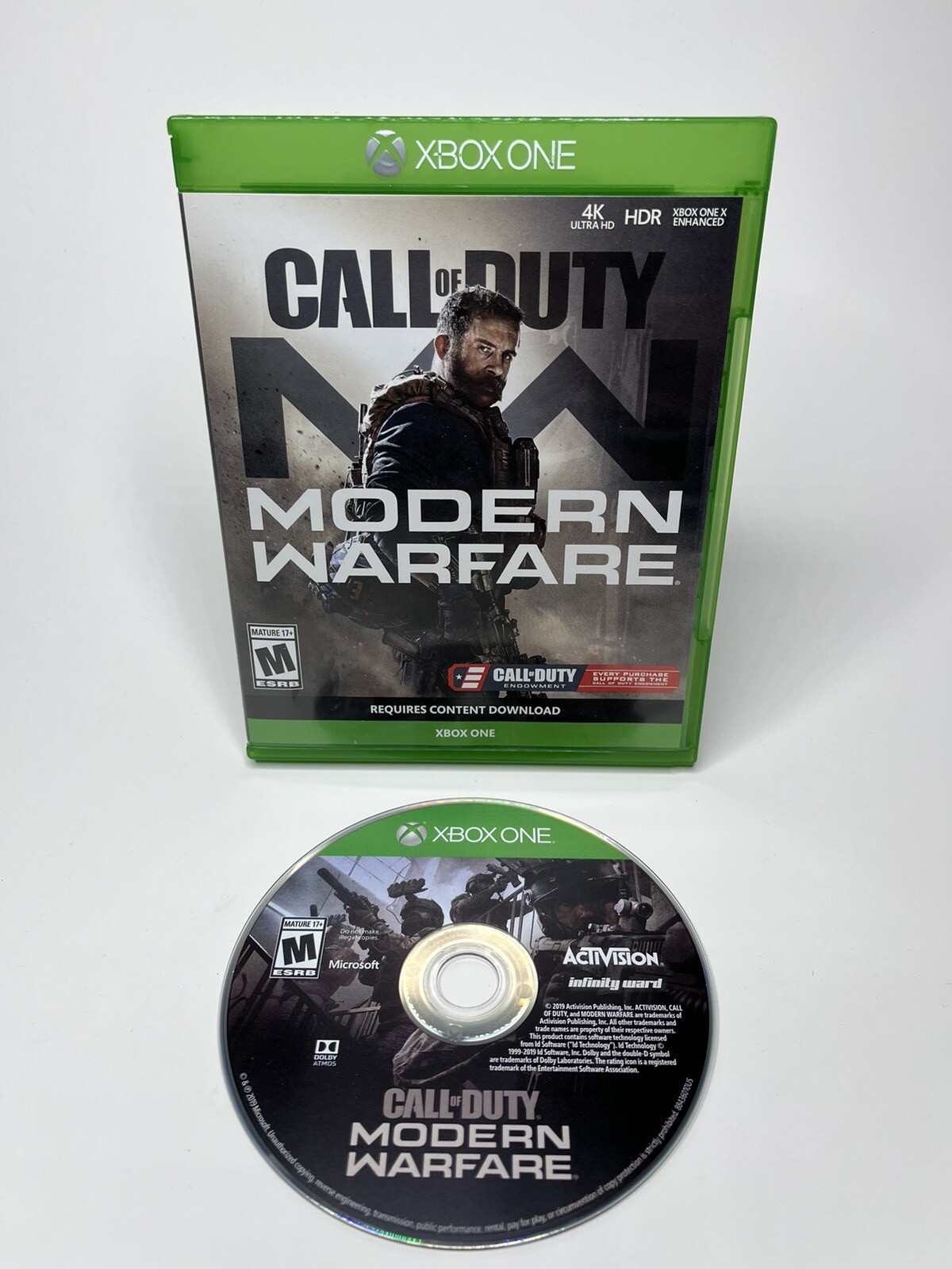 Call of Duty: Modern Warfare 2019 - Xbox One - DISC and CASE - TESTED ...