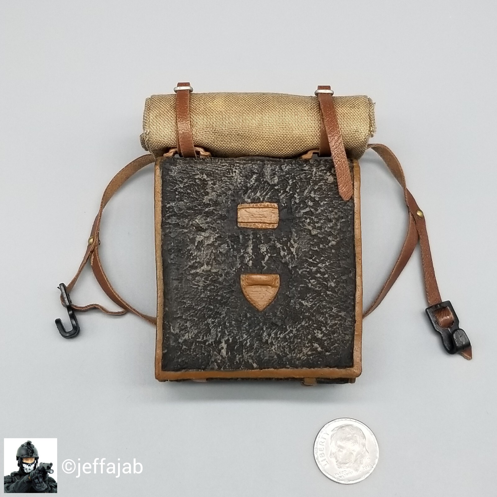 1:6 Sideshow Civil War Union Berdan Sharpshooter Knapsack Backpack #2 ...