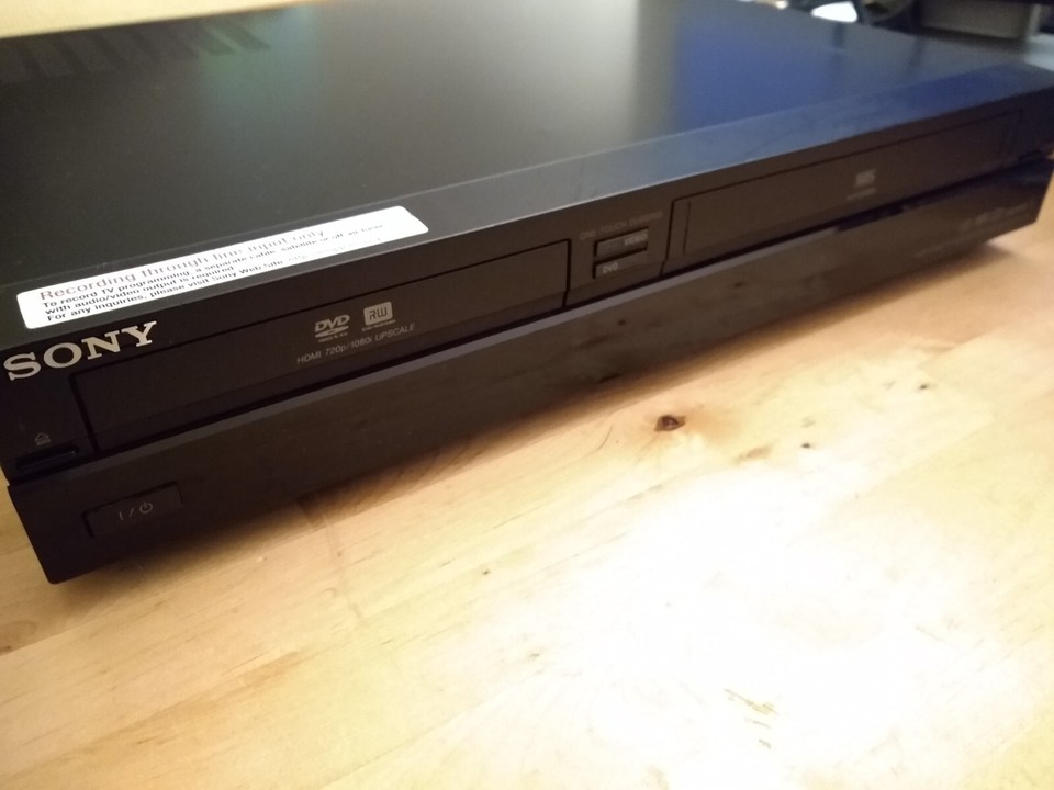 SONY RDR-VX555 VHS VCR Recorder/DVD Recorder Player TESTED WORKS! NO ...
