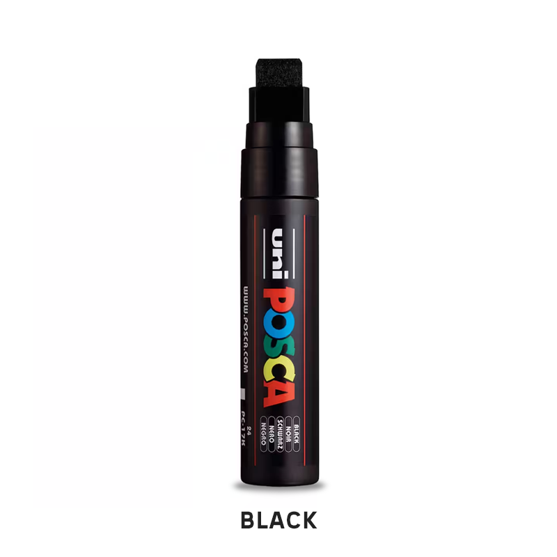 UNI POSCA PC-17K Single Water-based Paint 15MM Chisel Tip Marker ...