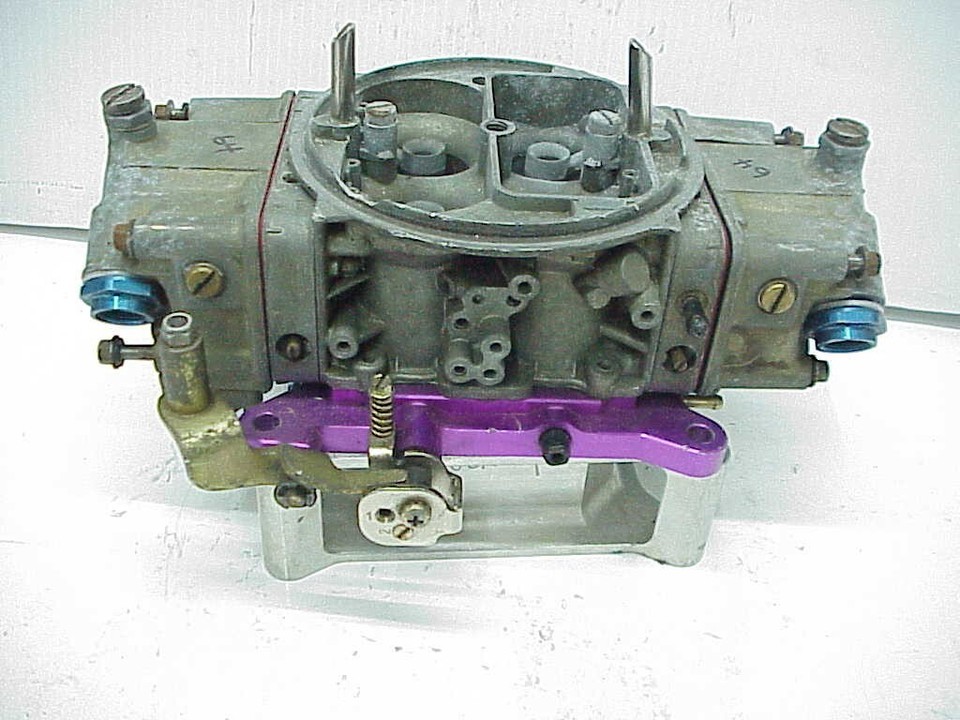 Holley 750 CFM Holley 4 Barrell Racing Alcohol Carburetor with Billet ...