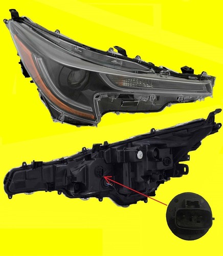 New TYC Headlight USA-Build for 2020-2022 Toyota Corolla L/LE Sedan RH ...
