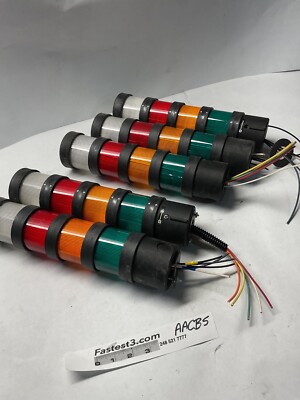 Telemecanique XVB C35 C21 Base Stack Light Red ,Yellow ,Green and white ...