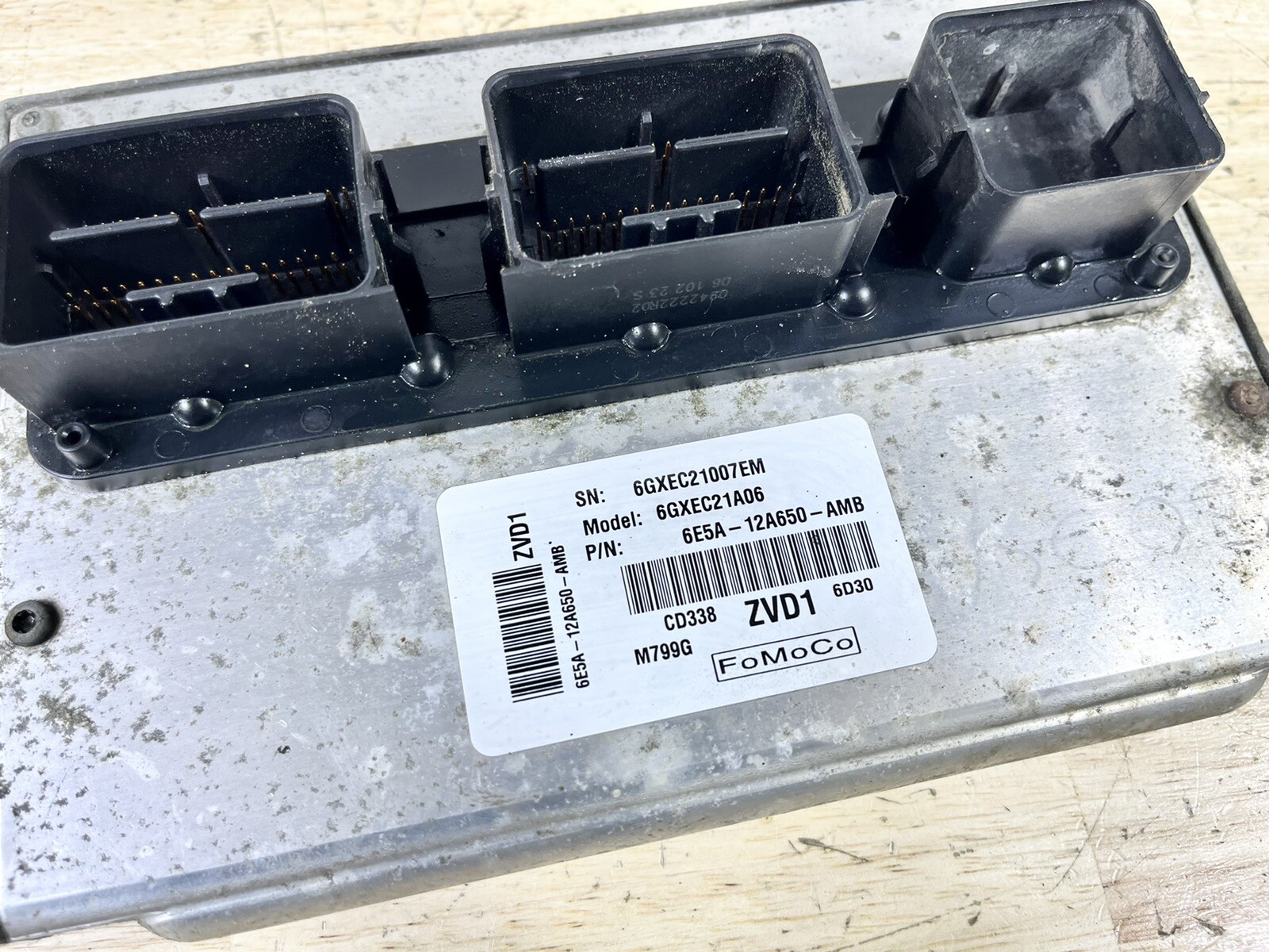 2006 MERCURY MILAN 2.3L A/T ENGINE COMPUTER CONTROL MODULE ECU 6E5A ...