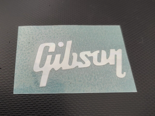 STICKER GIBSON PEARL HEADSTOCK LOGO TETE DE GUITARE AUTOCOLLANT GIBSON ...