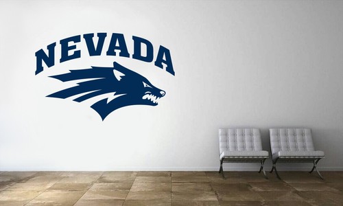 Nevada Wolfpack Logo Wall Decal NCAA College Football Vinyl Mural Mural ...