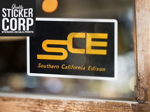Vintage Style Porcelain 1960s Retro Southern California Edison Co. Sign ...
