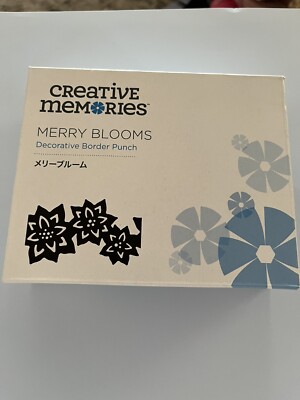 Creative Memories Merry Blooms Decorative Border Punch Scrapbook Card Tool Rare | eBay