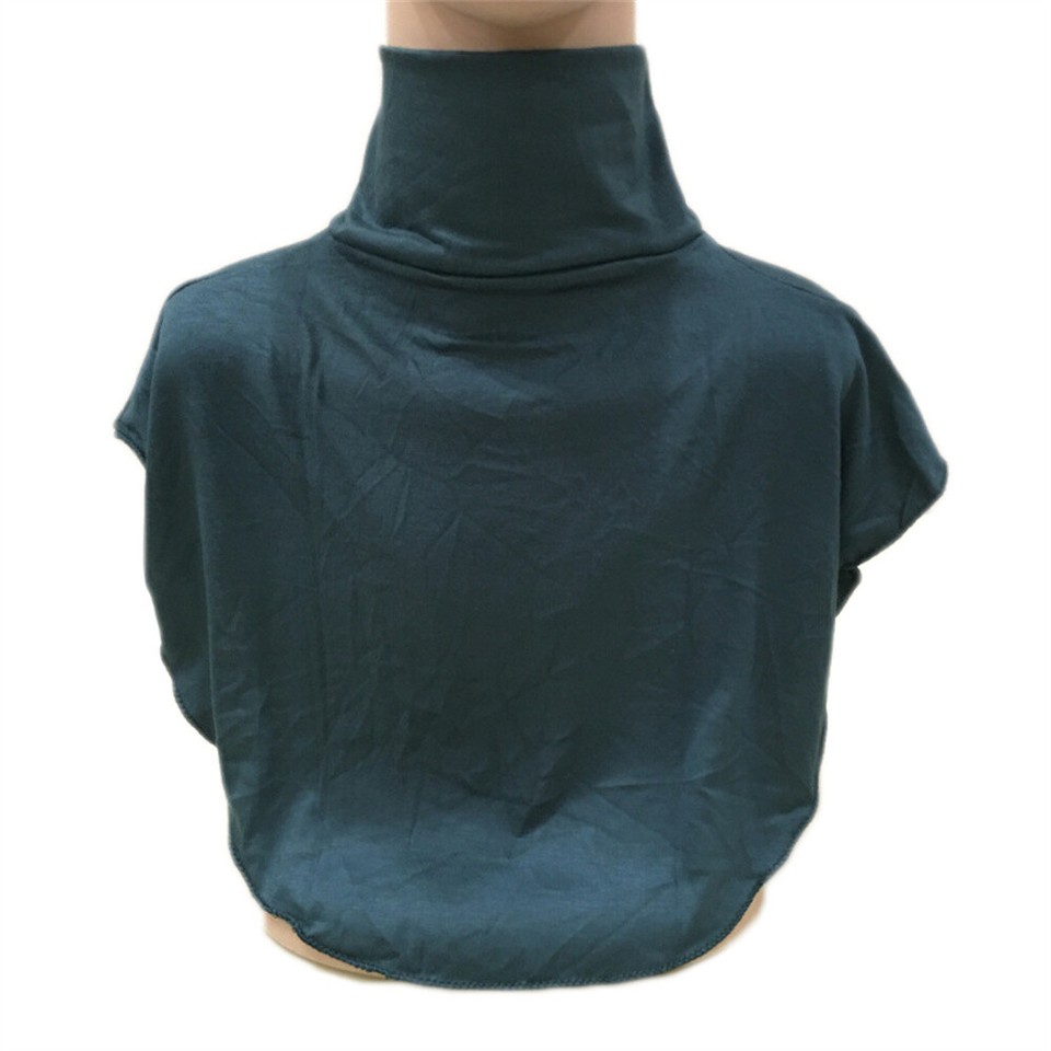 Islamic Neck Cover Fake Collar Women Muslim Full Cover Turtleneck Half ...