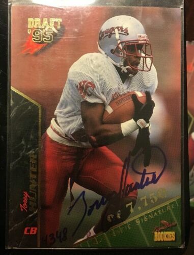Torey Hunter Washington State Football Autograph Signature Rookies Card ...