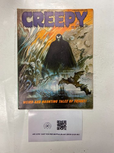 Creepy # 5 VF Warren Comic Book Magazine 1965 Frazetta Cover Dracula 5 ...