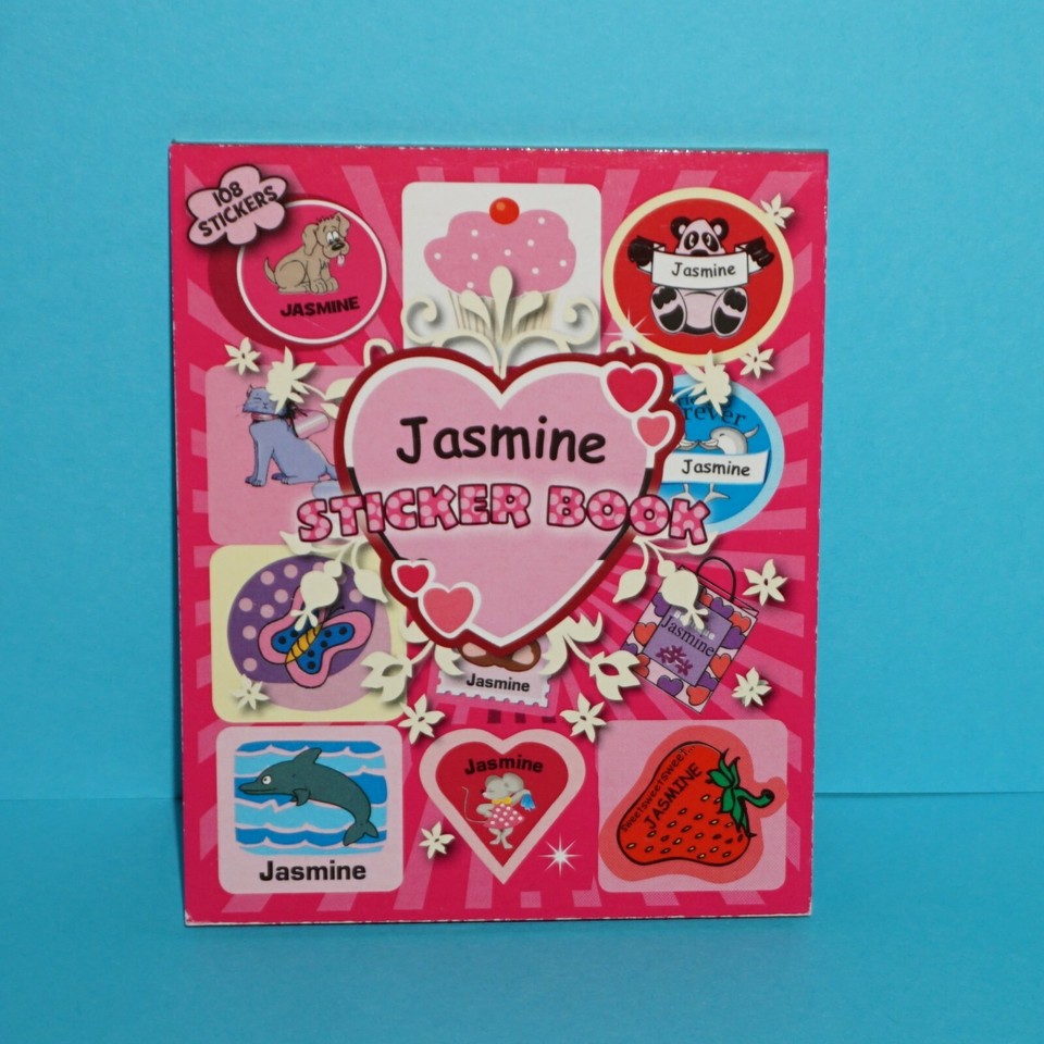 Stick N Mix Sticker Book Personalized Choose Name Boy Girls Fun & Funky ...