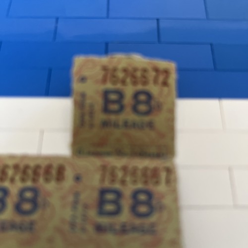 USA 1942 Gas Ration Mileage Sticker Stamps | eBay