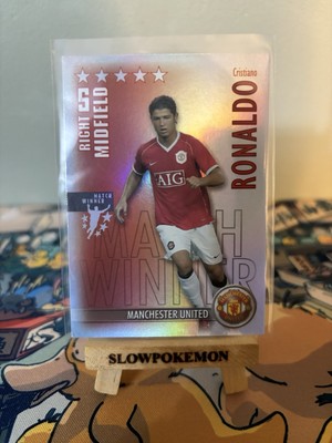 Christiano Ronaldo Match Winner 06-07 Shoot Out Card Manchester United ...