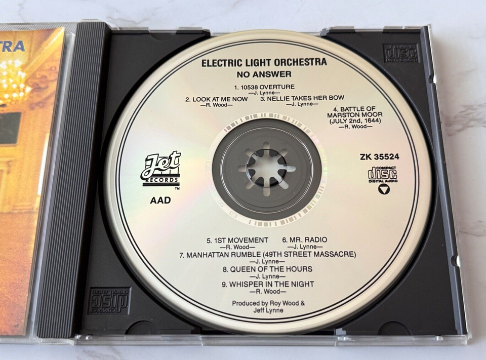 Electric Light Orchestra No Answer CD EARLY PRESS! Jet ZK 35524 ELO ...