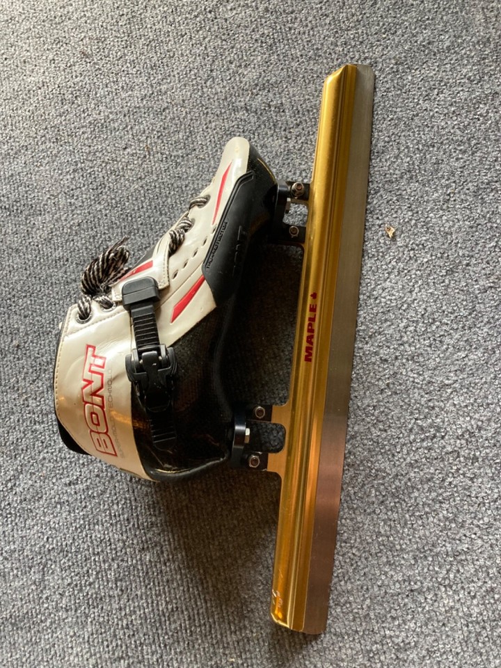 BONT speed skates/ Maple Gold blades | eBay