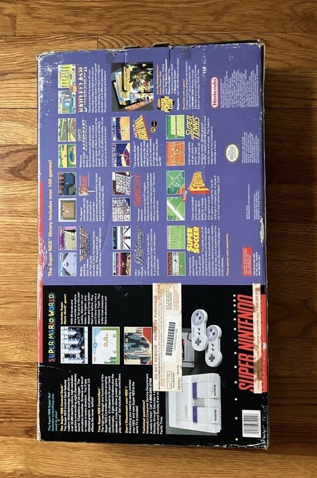 Super Nintendo SNES Super Set Console In Box Pls Read | eBay