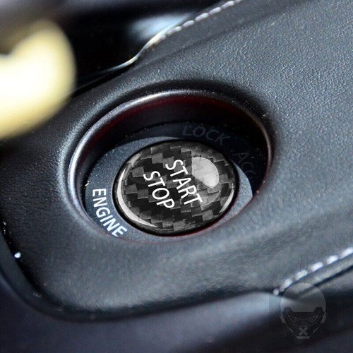 Carbon Fiber Engine Start-Stop Button Cover Trim for NISSAN GTR R35 ...