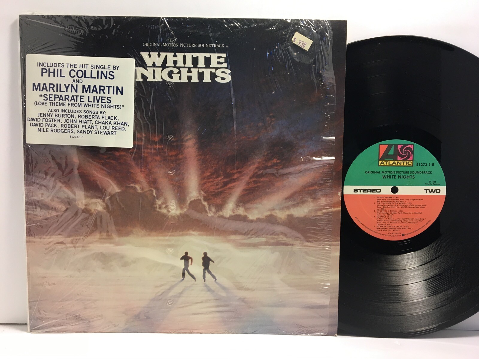 White Nights Soundtrack LP - Atlantic 81273-1 - Tested VG+ Vinyl Shrink ...