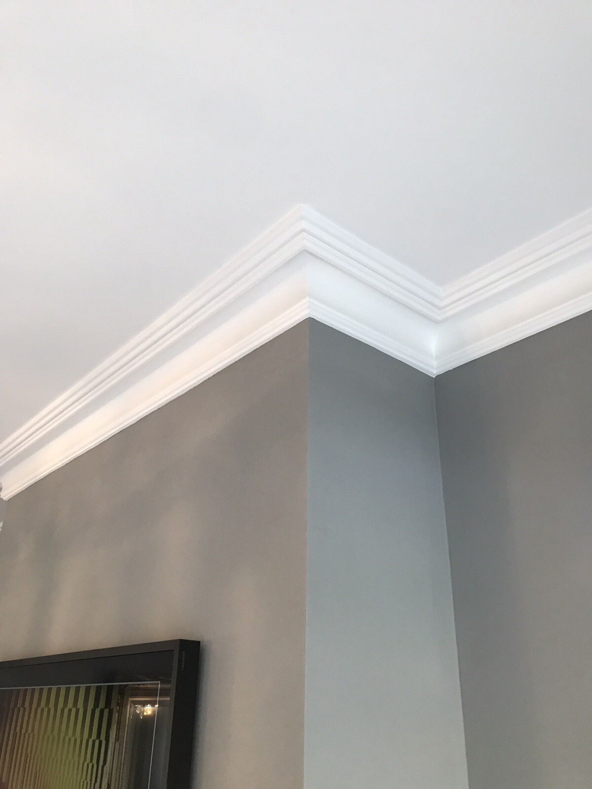 Plaster Coving. Swan neck C37. 3m Length. Delivery Available. VAT ...