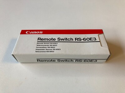 Canon Remote Switch RS-60E3 Fernauslöser | eBay