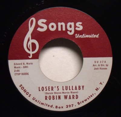 Robin Ward - Loser's Lullaby - 1963 Private Label Country 45 | eBay