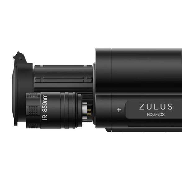 DNT Optics ZULUS HD 3-12X Digital Night Vision Scope with LRF #ZHD312R ...