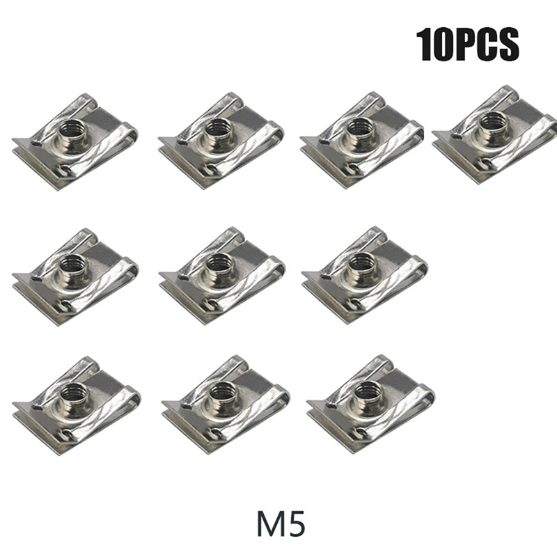 10pcs Stainless Steel U Type Clips with Thread M6 M5 M4 M8 8/6/5/4 mm ...