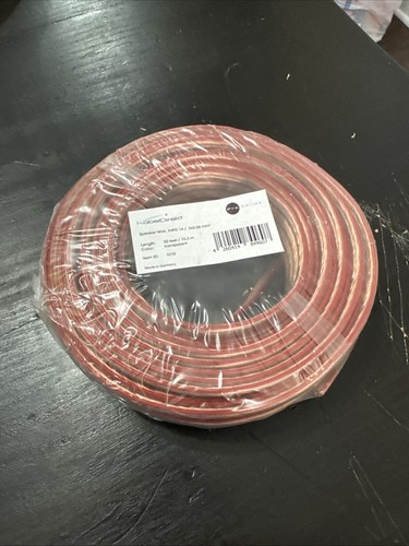 50ft Pure Copper Stereo Audio Speaker Wire – Made in Germany – 14 AWG ...