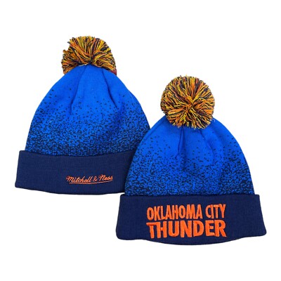Oklahoma Thunder Cuffed Pom Beanie Hat Cap | eBay