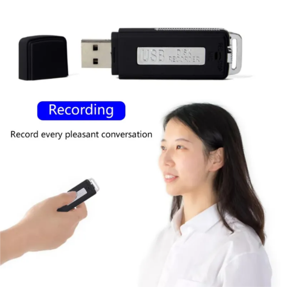 Mini Spy Audio Recorder Voice Activated Listening Device Microphone ...