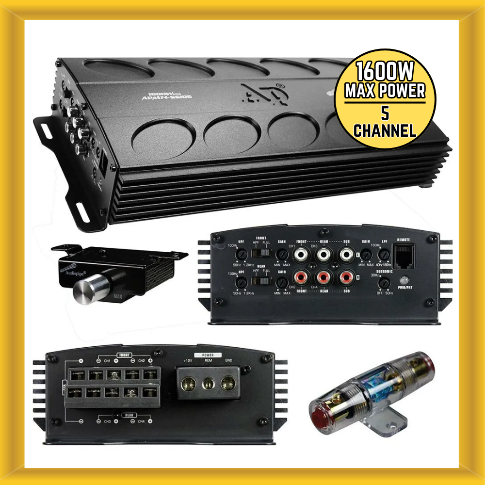 Audiopipe APMN-55105 1600W 2 Channel Car Mini Amplifier for sale online ...