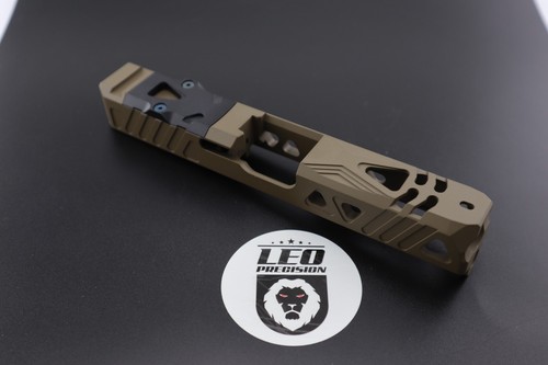 Glock 19 Slide Gen1-3 G19 Stripped Slide RMR Optic Ready Symmetry FDE ...