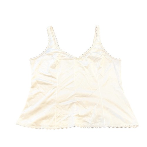 Vintage Cream Lace Cami Tank Medium Fairy Grunge Y2K Coquette Dainty ...