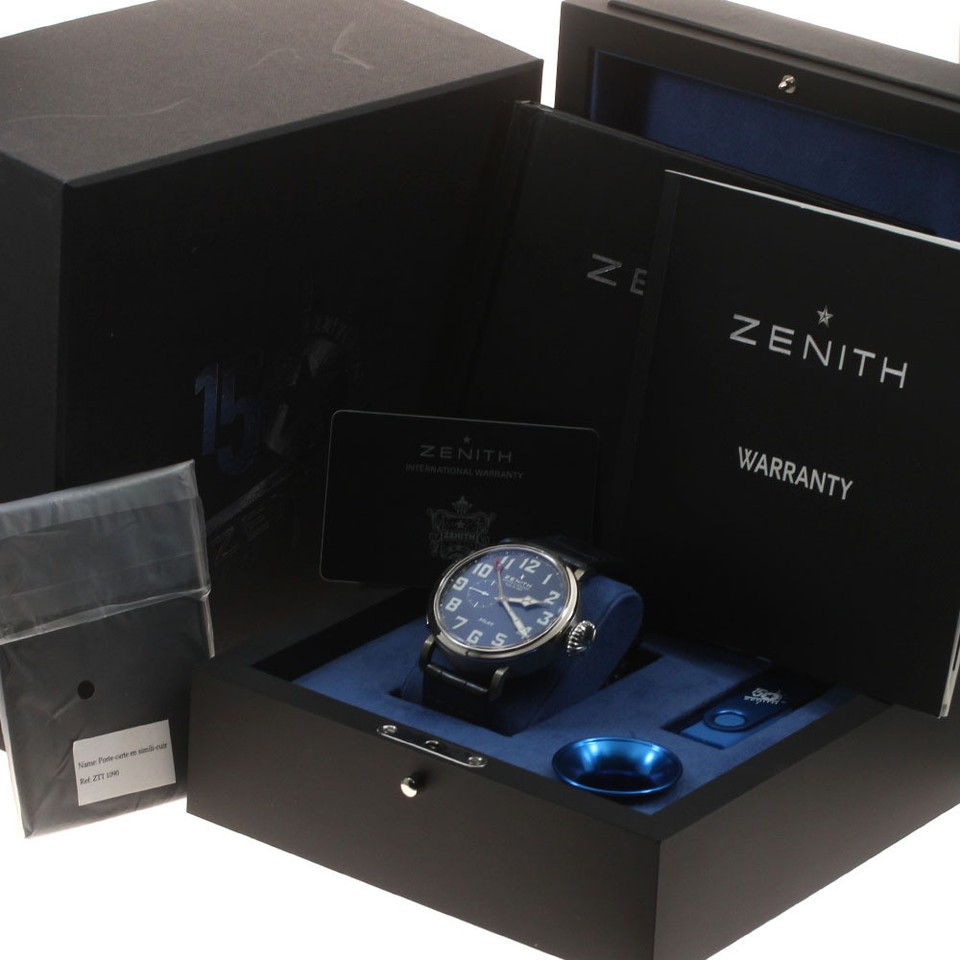 ZENITH Pilot type 20 GMT 150th anniversary model watch men TO193856 | eBay