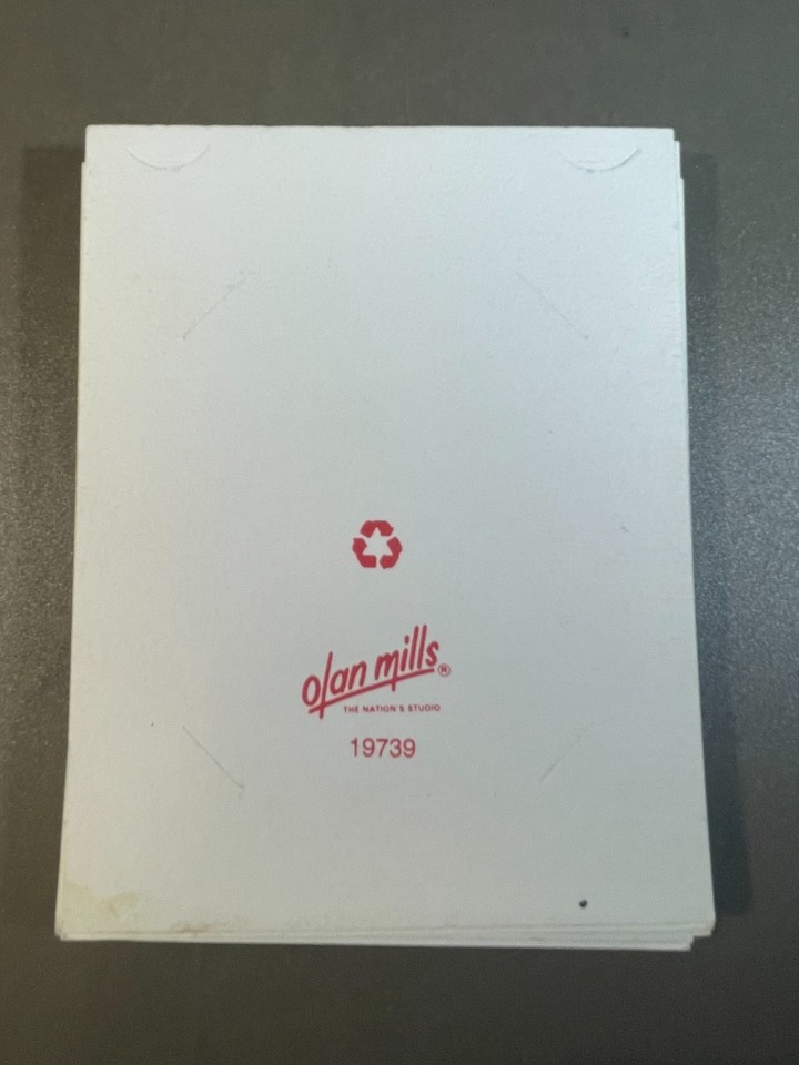 12 pack Vintage Olan Mills Christmas cards that holds a wallet size ...