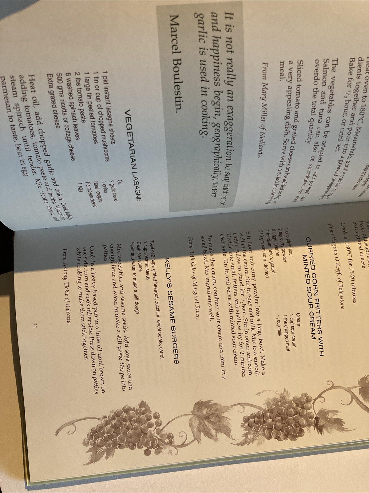 Liz Byrski & Peter Holland The Grapevine Cookbook | eBay