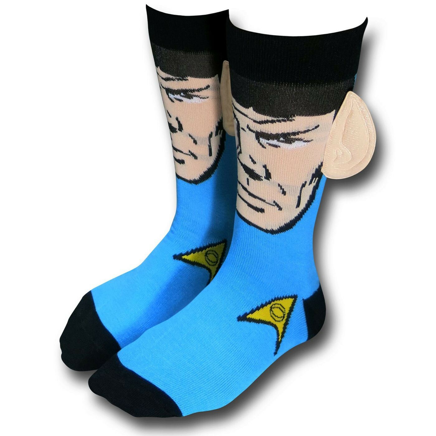 Star Trek Spock Ears Socks Blue | eBay
