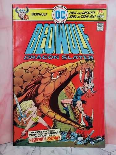 Beowulf Dragon Slayer #3- 1975 Ricardo Villamonte, Michael Uslan, DC ...